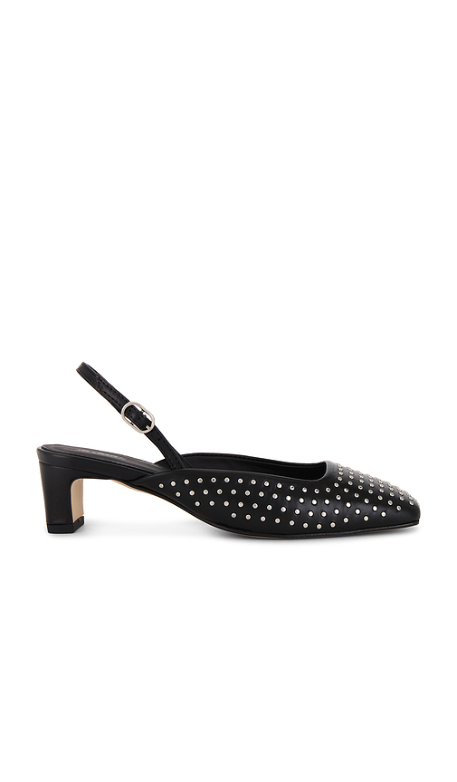 ALOHAS Lindy Studs Pump in Black | REVOLVE