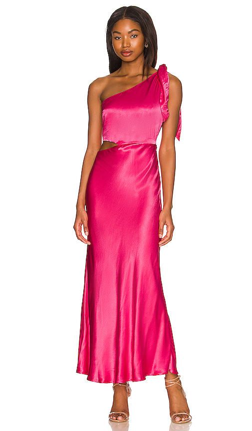 Bardot Audrey One Shoulder Top in Pop Pink | REVOLVE