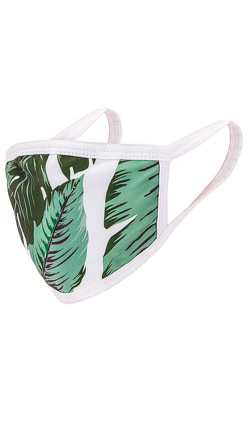 BEACH RIOT Face Mask in White Palm | REVOLVE