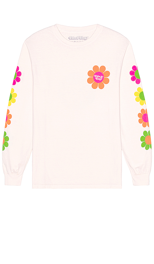 Free & Easy Flower Power Tee in White | REVOLVE