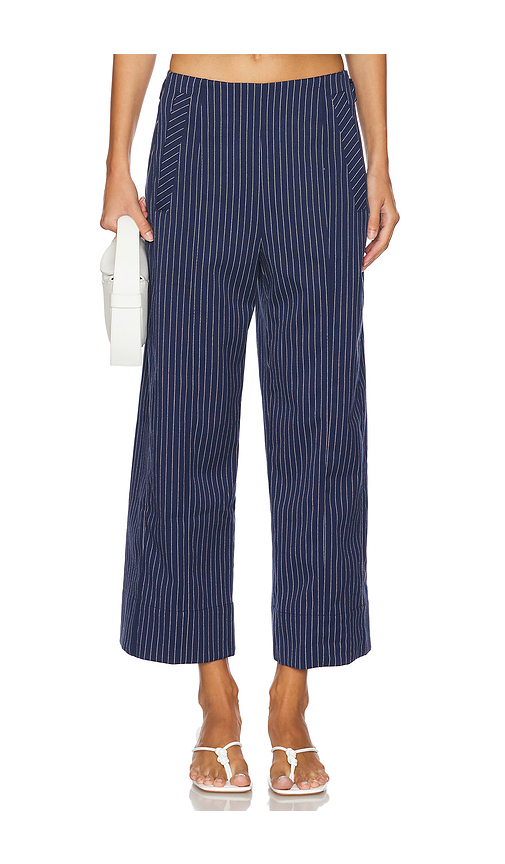 Free People Acadia Trouser in Blue Combo | REVOLVE