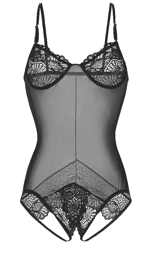 Only Hearts Whisper Sweet Nothings Coucou Bodysuit In Black Revolve