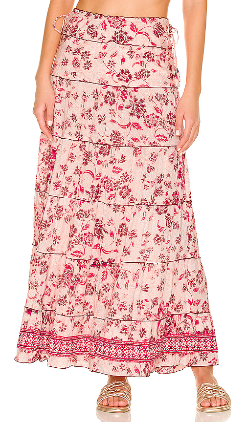 Poupette St Barth Camila Maxi Skirt In Pink Grasse | ModeSens