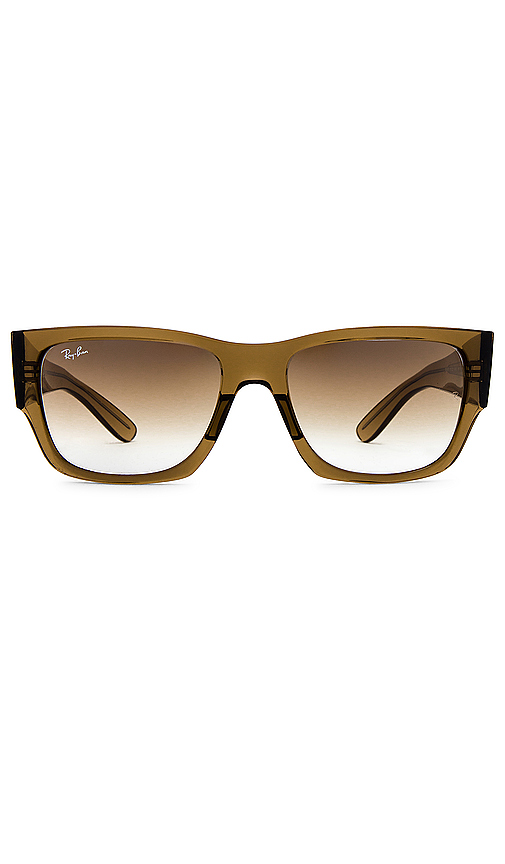 Ray-Ban Carlos Sunglasses in Transparent Brown | REVOLVE