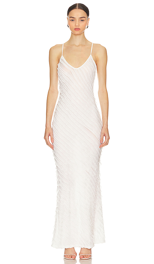 Runaway The Label Opaline Maxi Dress in White | REVOLVE