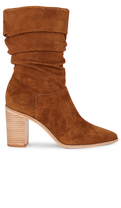 Schutz Ashlee Block Bootie in Bear | REVOLVE