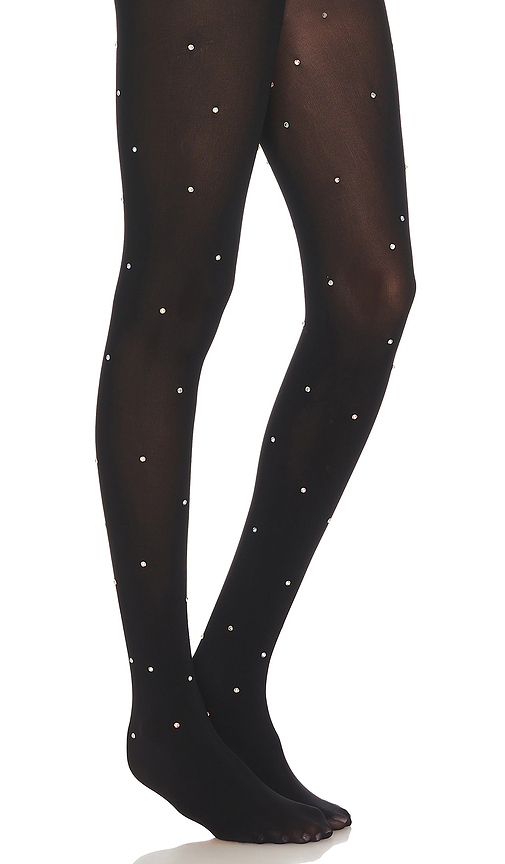 Stems Crystal Tights in Black | REVOLVE