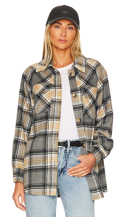 Steve Madden Brooklyn Shacket in Grey | REVOLVE