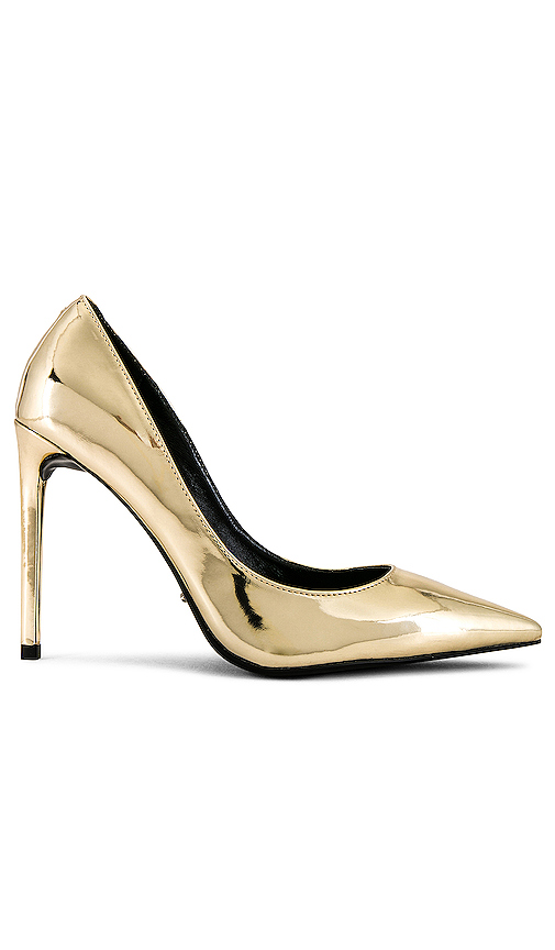 Tony Bianco Anja Heel in Gold Shine | REVOLVE
