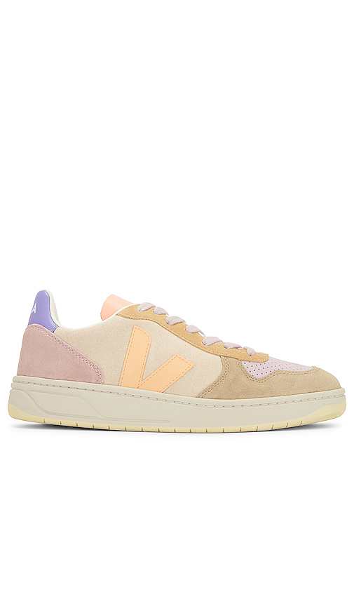 Veja V-10 Sneaker in Multicolor Peach | REVOLVE